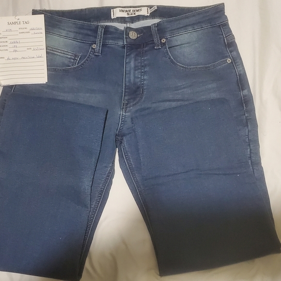 Vintage Genes | Jeans | Vintage Genes Dark Blue Slim Fit Denim Jeans ...